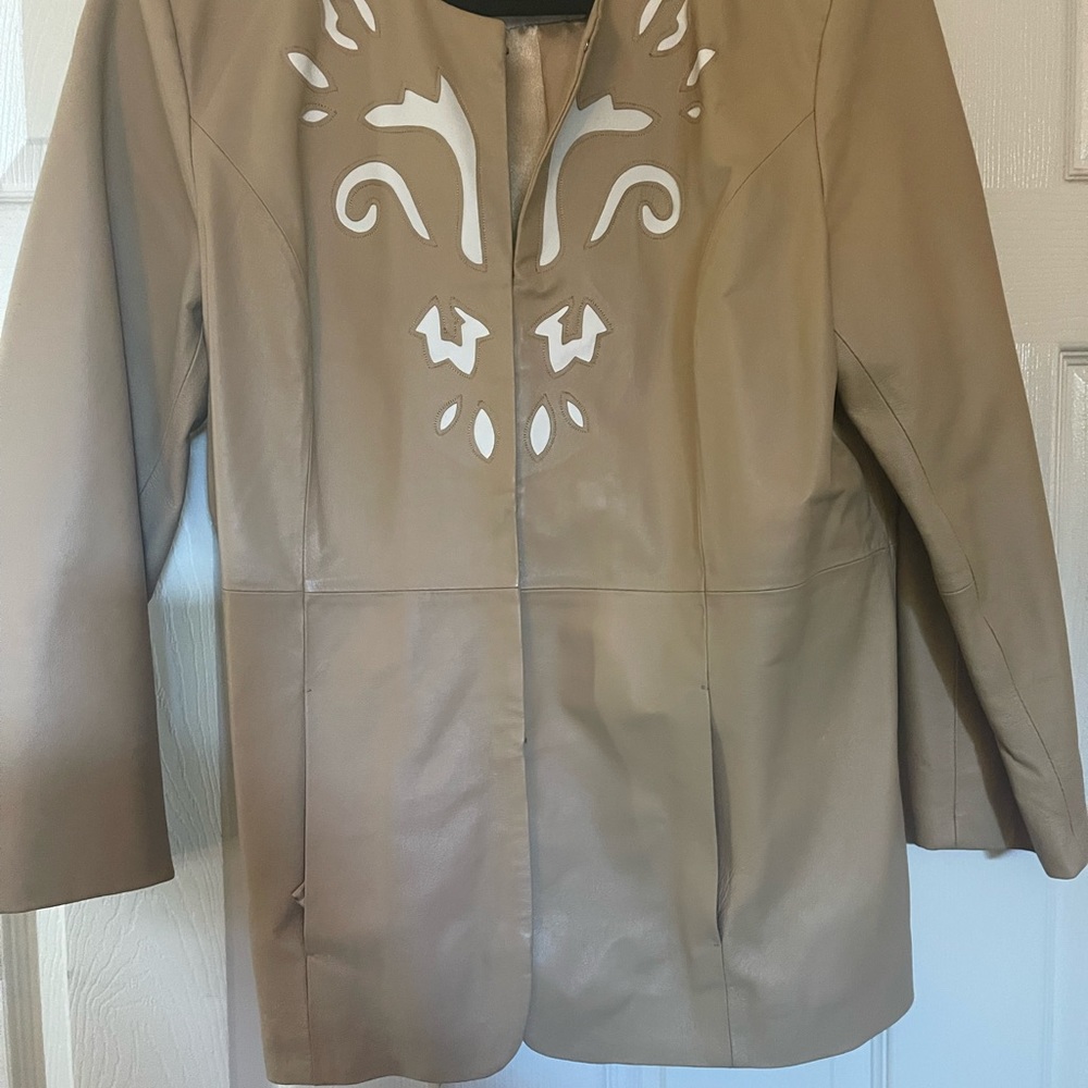 Pamela Mccoy Leather Jacket. - Gem